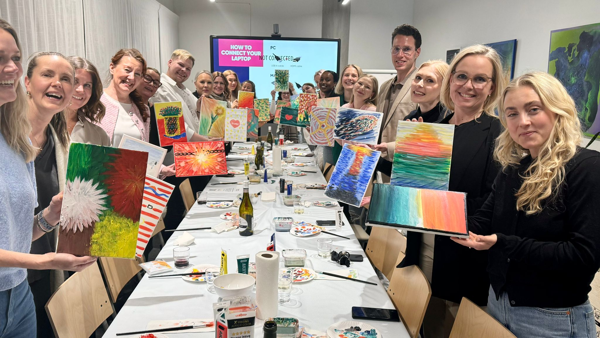 Creative art workshop for work teams - Palvelut - Culture Bank